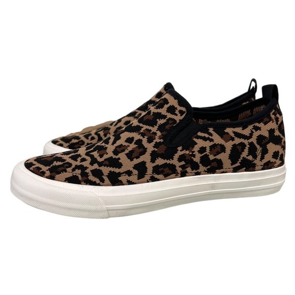 Gypsy Jazz | Shoes | Gypsy Jazz So Fly Knit Leopard Sneakers Slip On ...